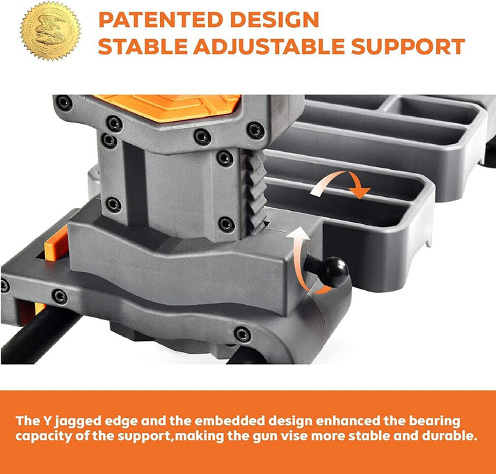 Gun Vise Gun Holder Rifle Vise Heavy-Duty Vice Gun Cleaning Sighting M ...