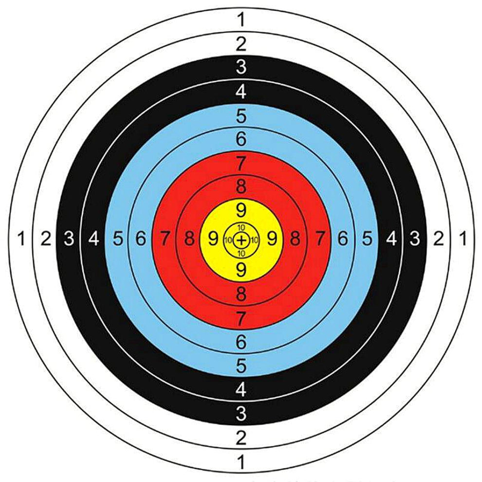 20 x Paper Target Faces 60x60cm for Compound Recurve Bow Archery Targe ...